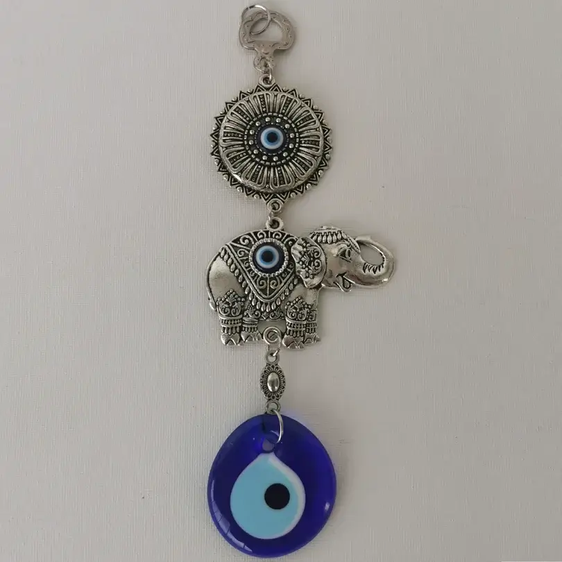 Evil Eye Elephant Hanging Charm | Ottoman Intuition