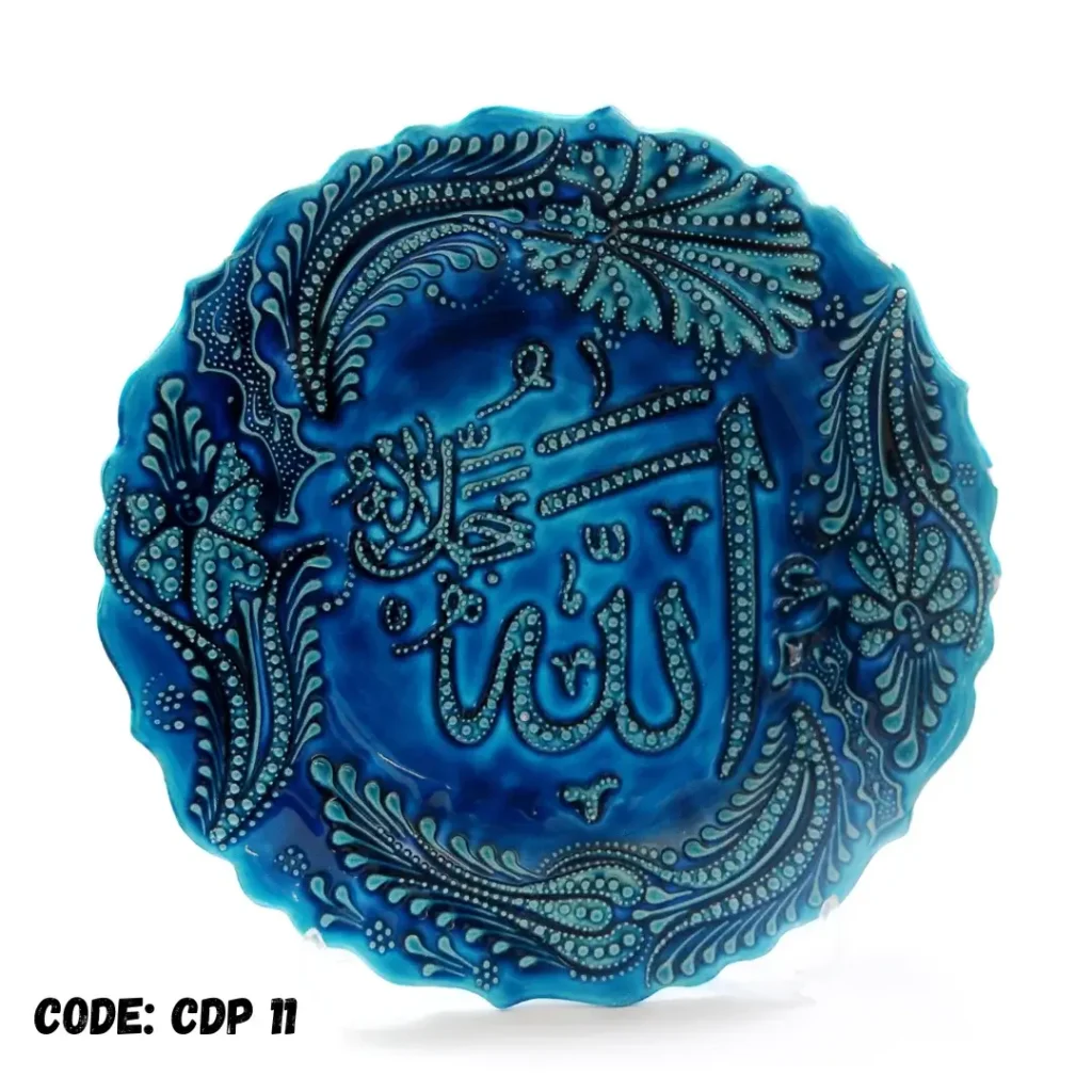 Ceramic Decorative Plate with Stand | Ottoman Intuition