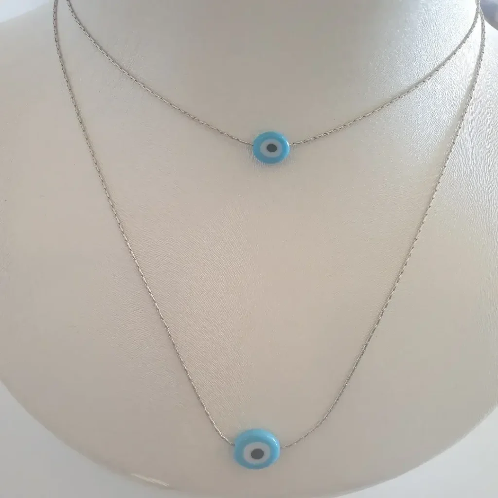Evil Eye Bead Necklaces Set | Ottoman Intuition